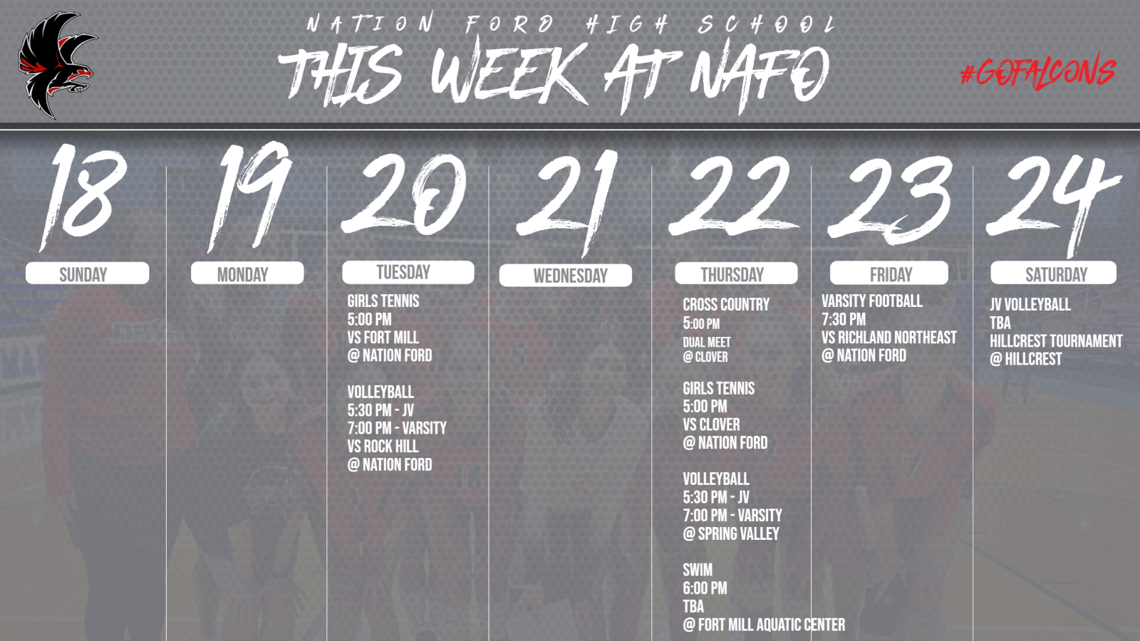 Nation Ford - Team Home Nation Ford Falcons Sports