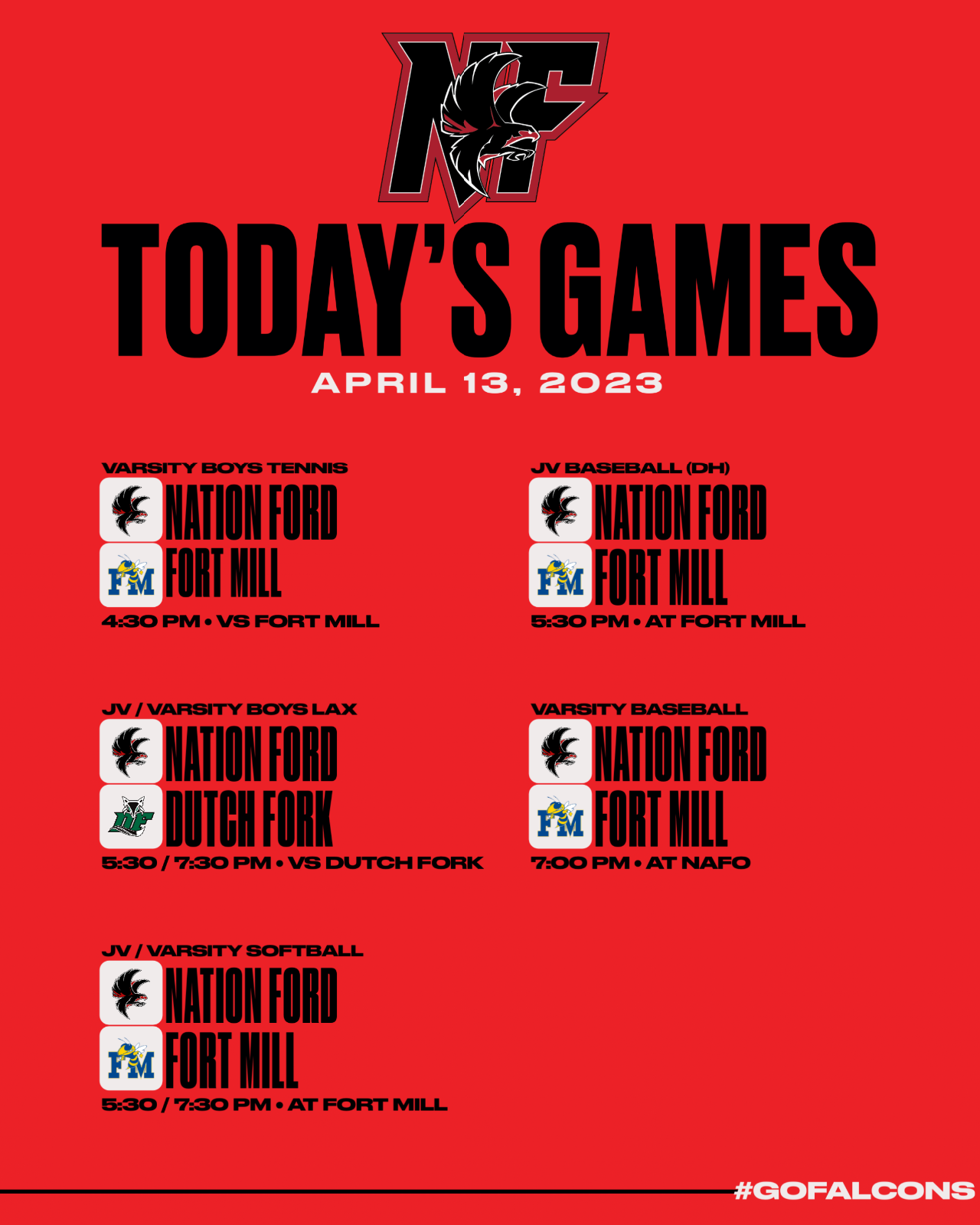 Nation Ford - Team Home Nation Ford Falcons Sports