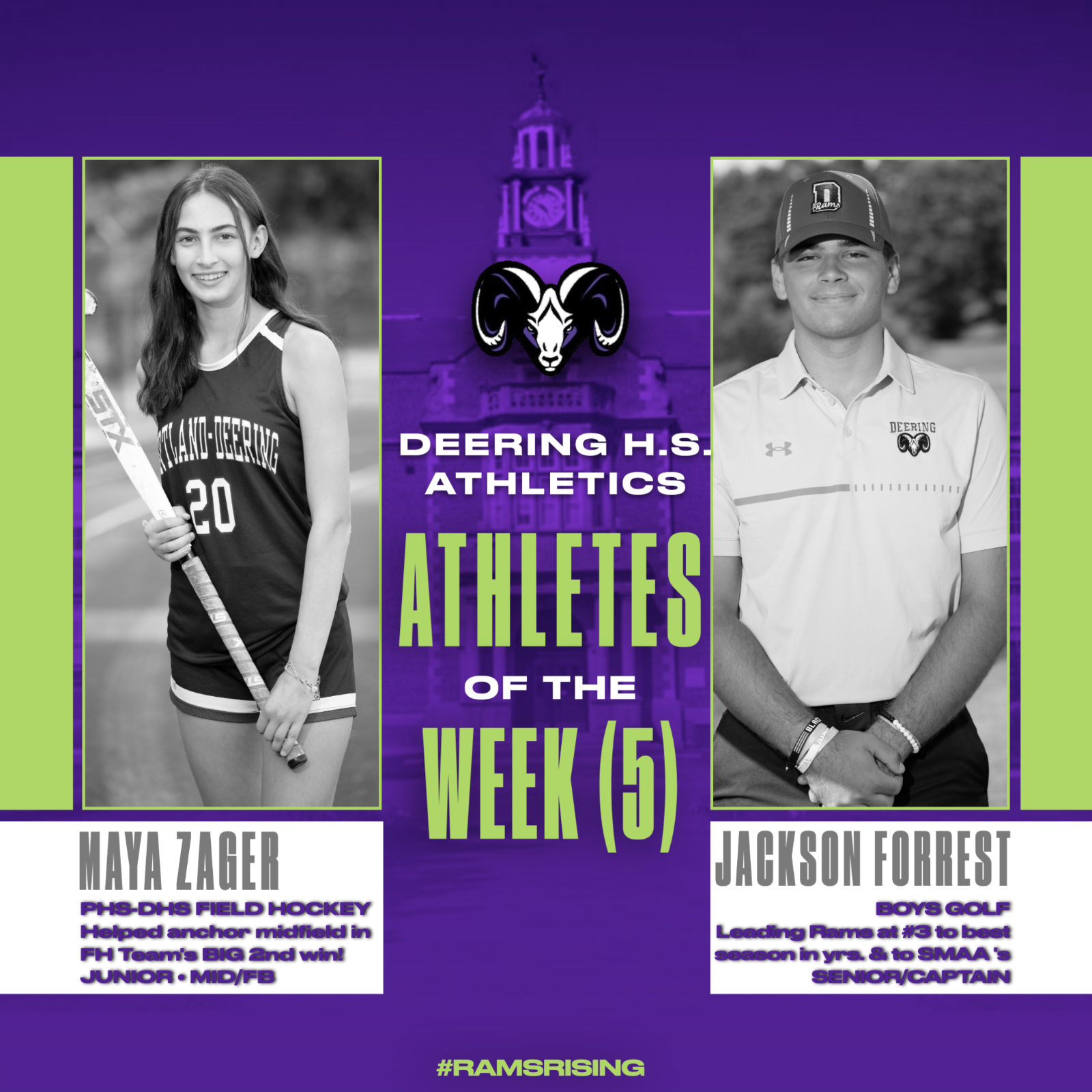 Deering - Team Home Deering Rams Sports