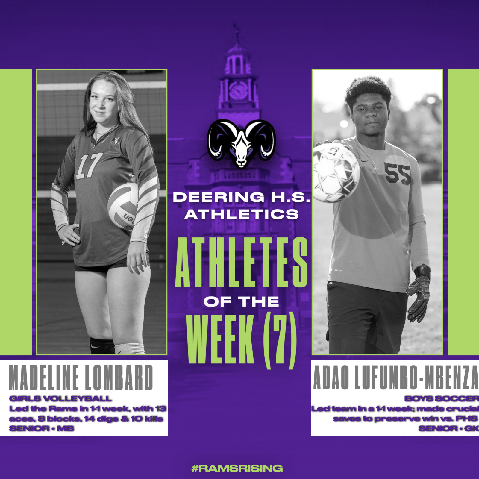 Deering - Team Home Deering Rams Sports