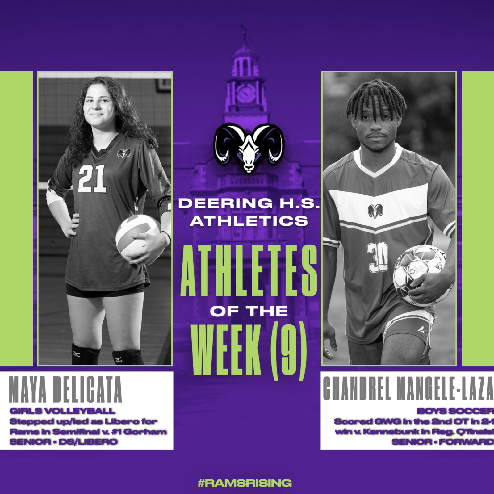 Deering - Team Home Deering Rams Sports