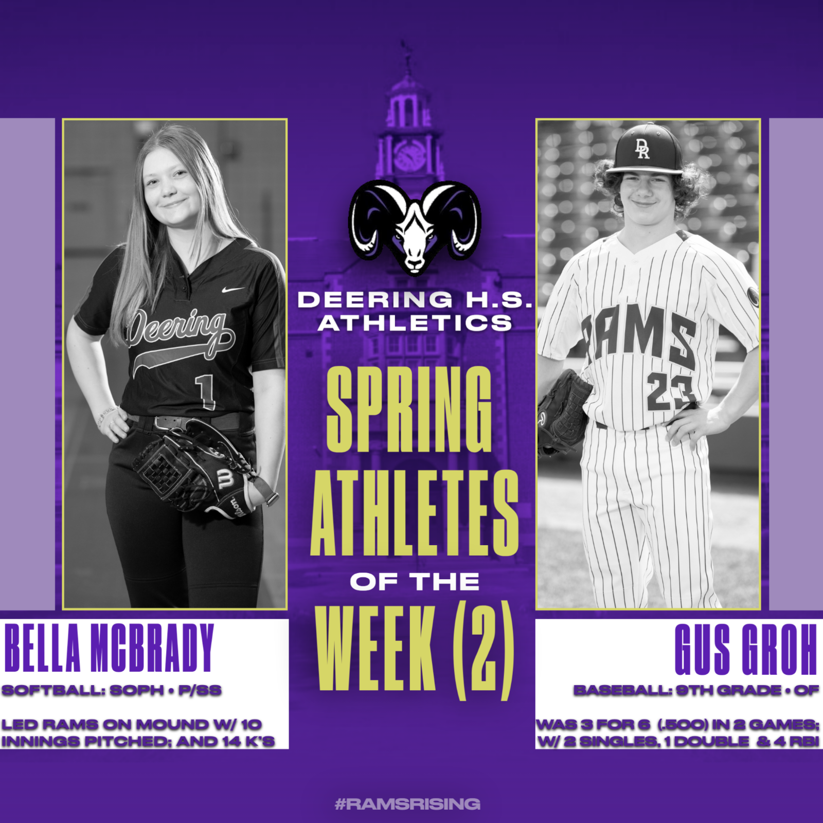 Deering - Team Home Deering Rams Sports