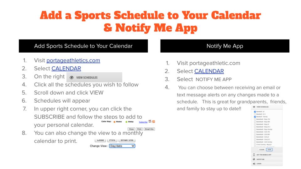 Portage - Team Home Portage Warriors Sports