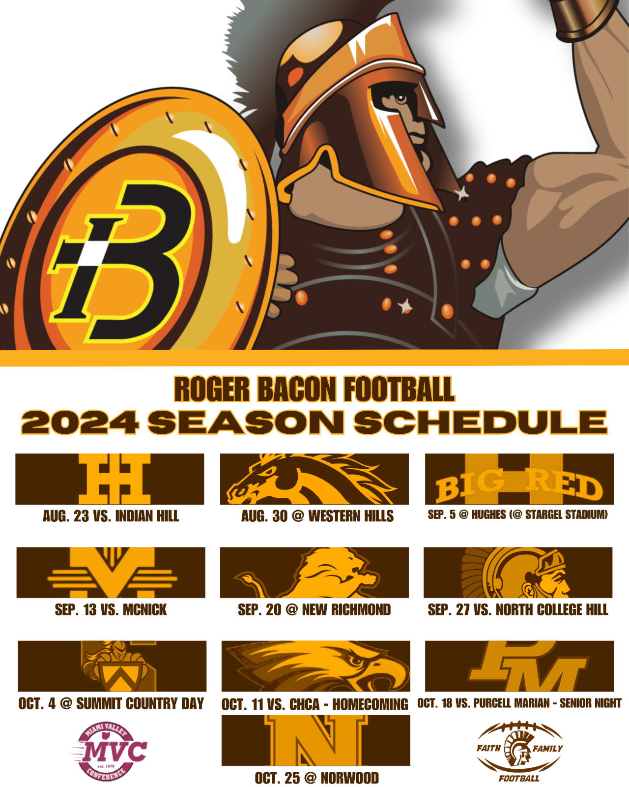 Roger Bacon - Team Home Roger Bacon Spartans Sports