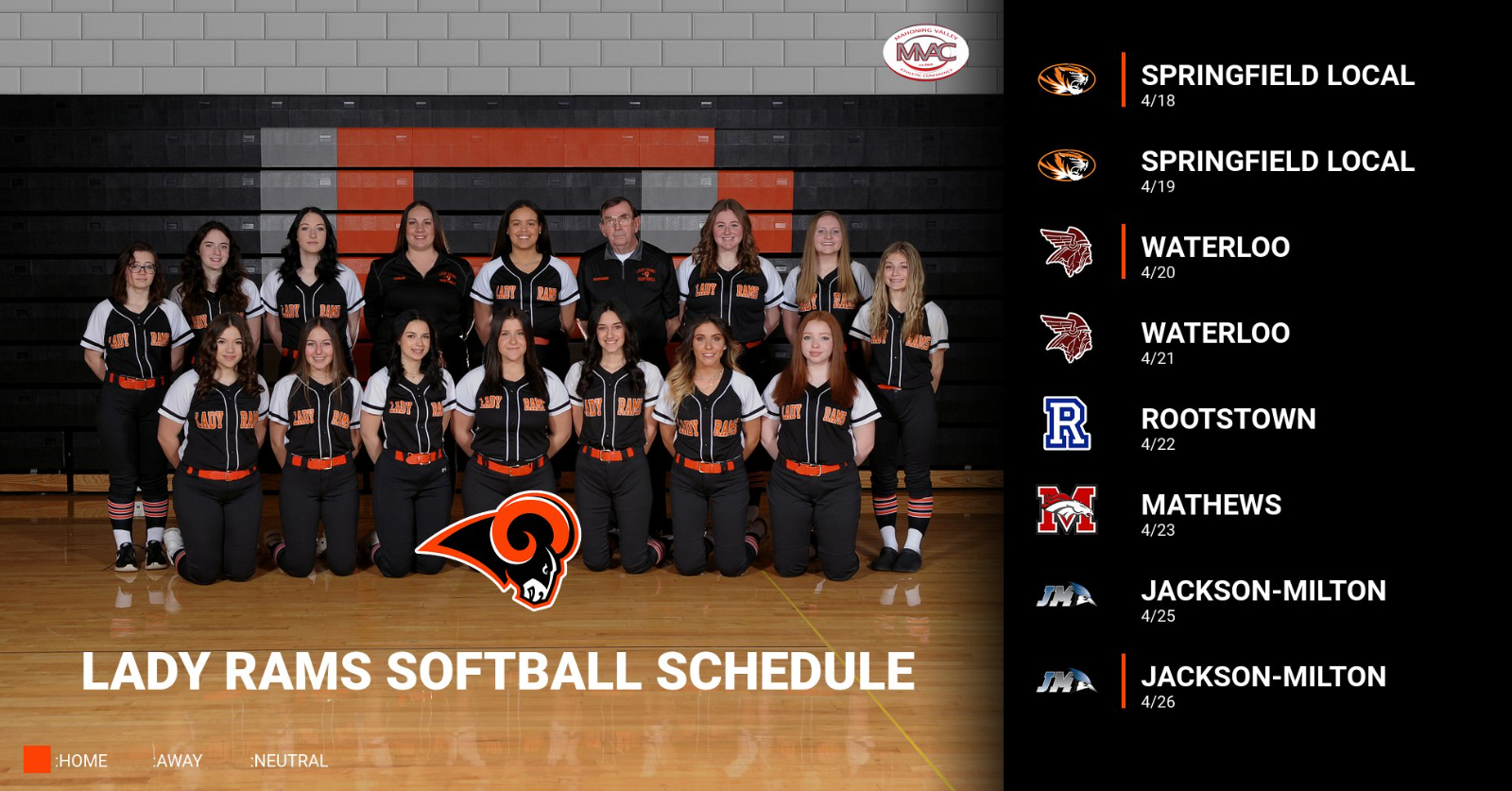 Mineral Ridge - Team Home Mineral Ridge Rams Sports