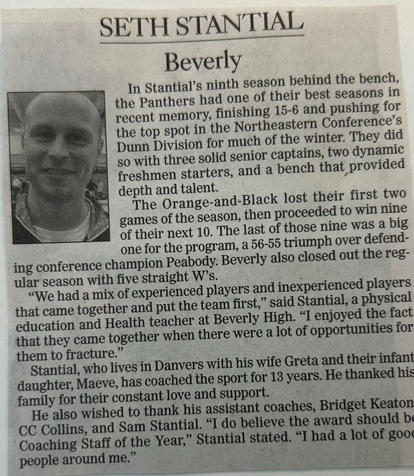 Beverly - Team Home Beverly Panthers Sports