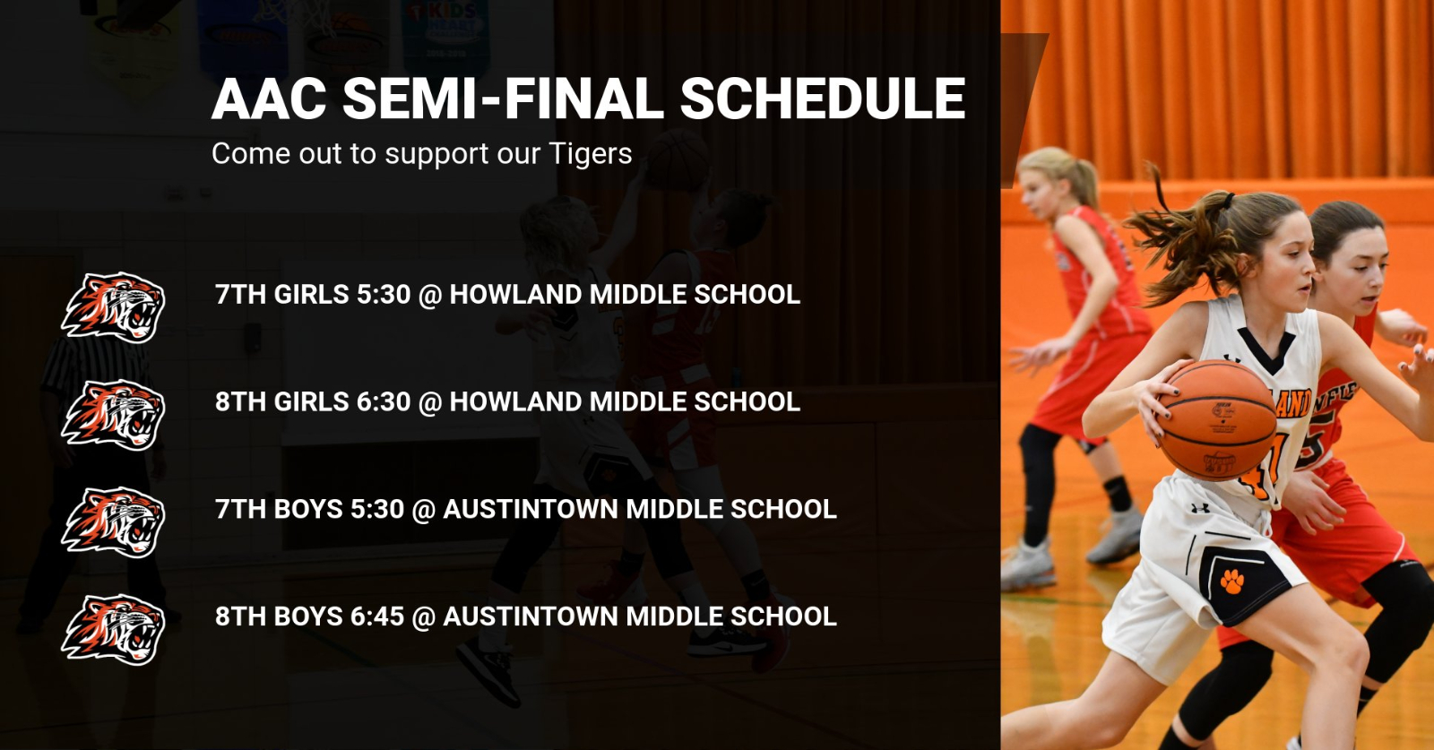 Howland - Team Home Howland Tigers Sports