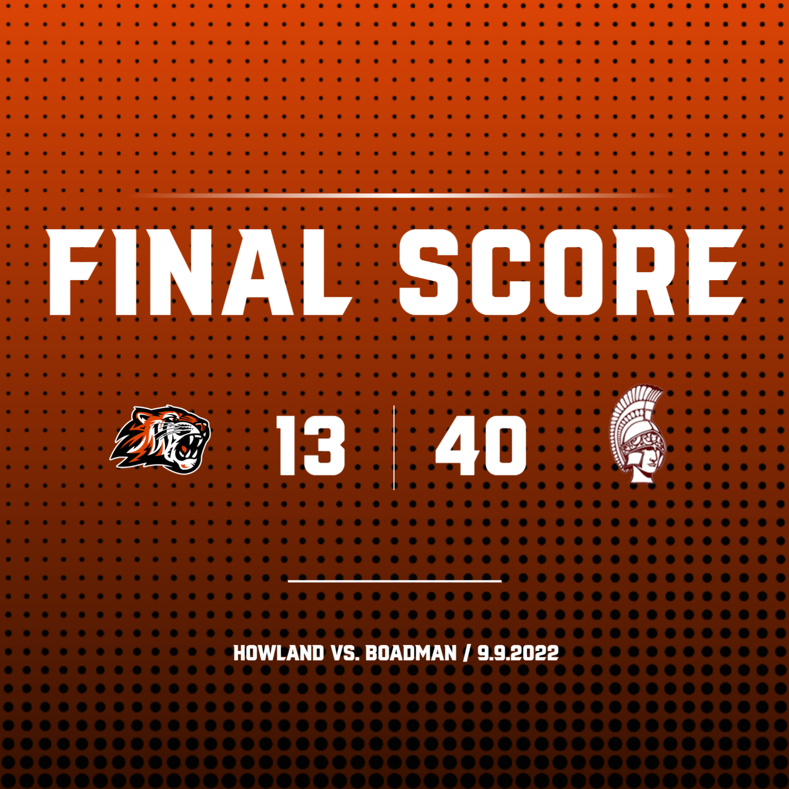 Howland - Team Home Howland Tigers Sports