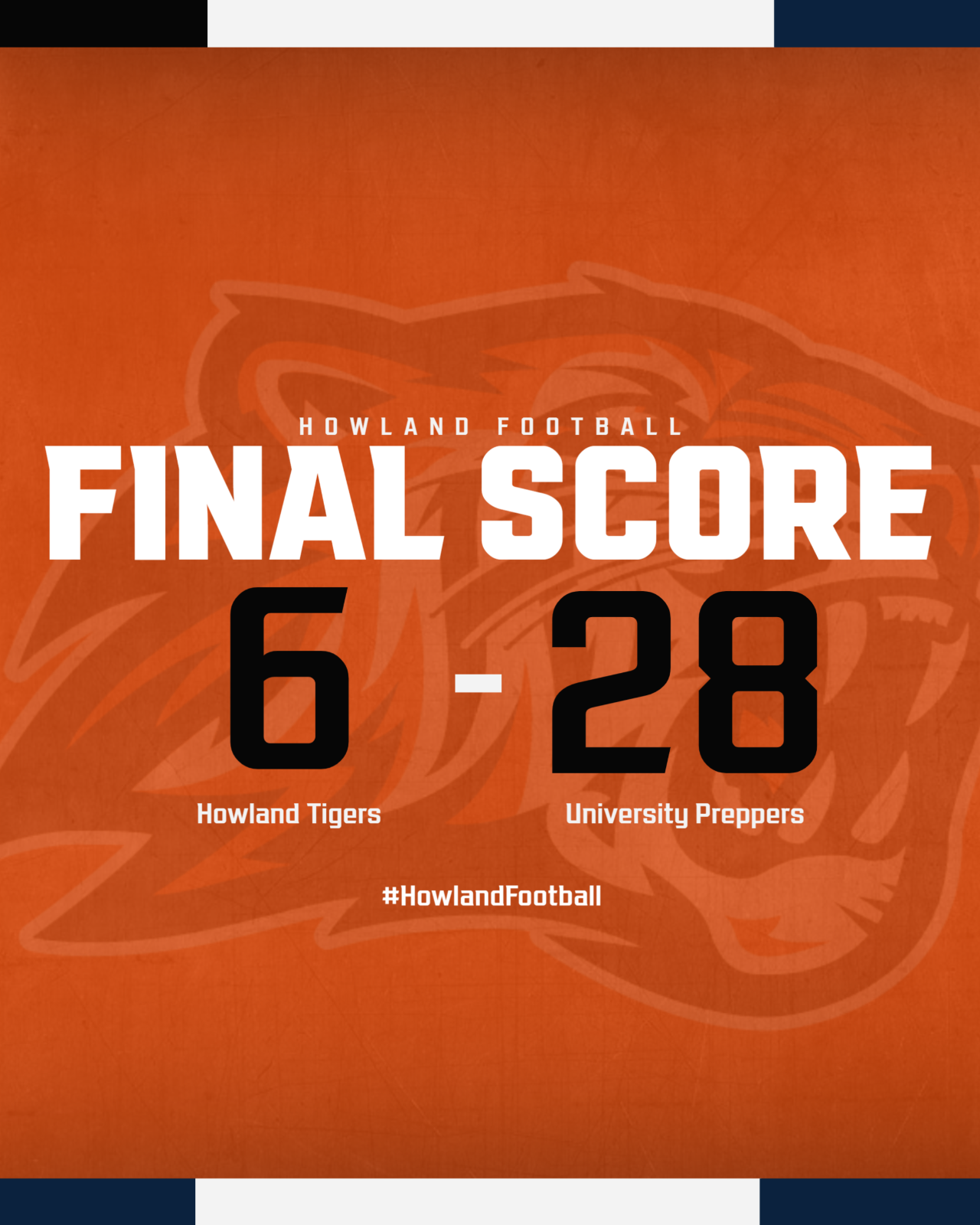 Howland - Team Home Howland Tigers Sports