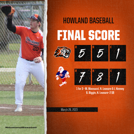 Howland - Team Home Howland Tigers Sports