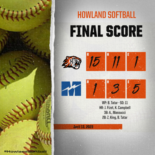 Howland - Team Home Howland Tigers Sports
