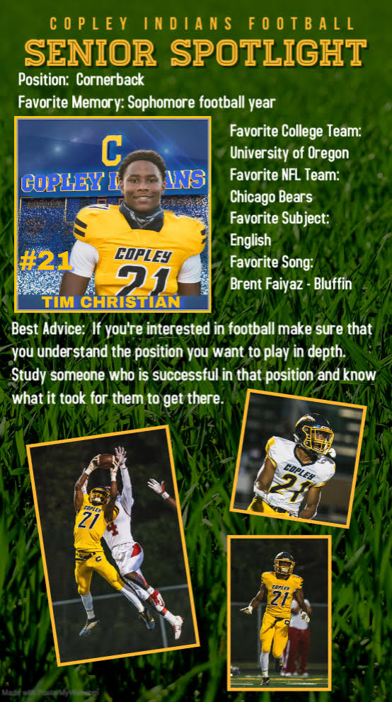 Copley Senior - Team Home Copley Senior Indians Sports