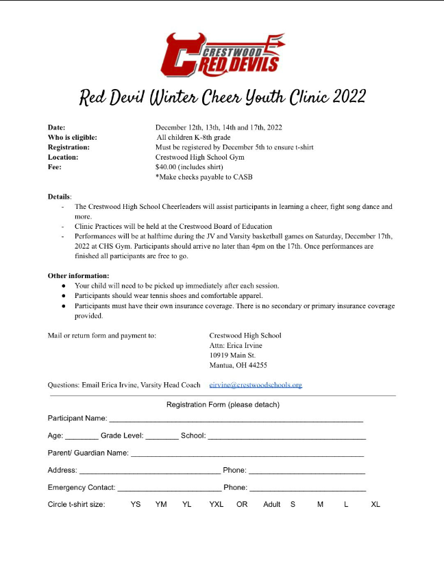 Crestwood - Team Home Crestwood Red Devils Sports