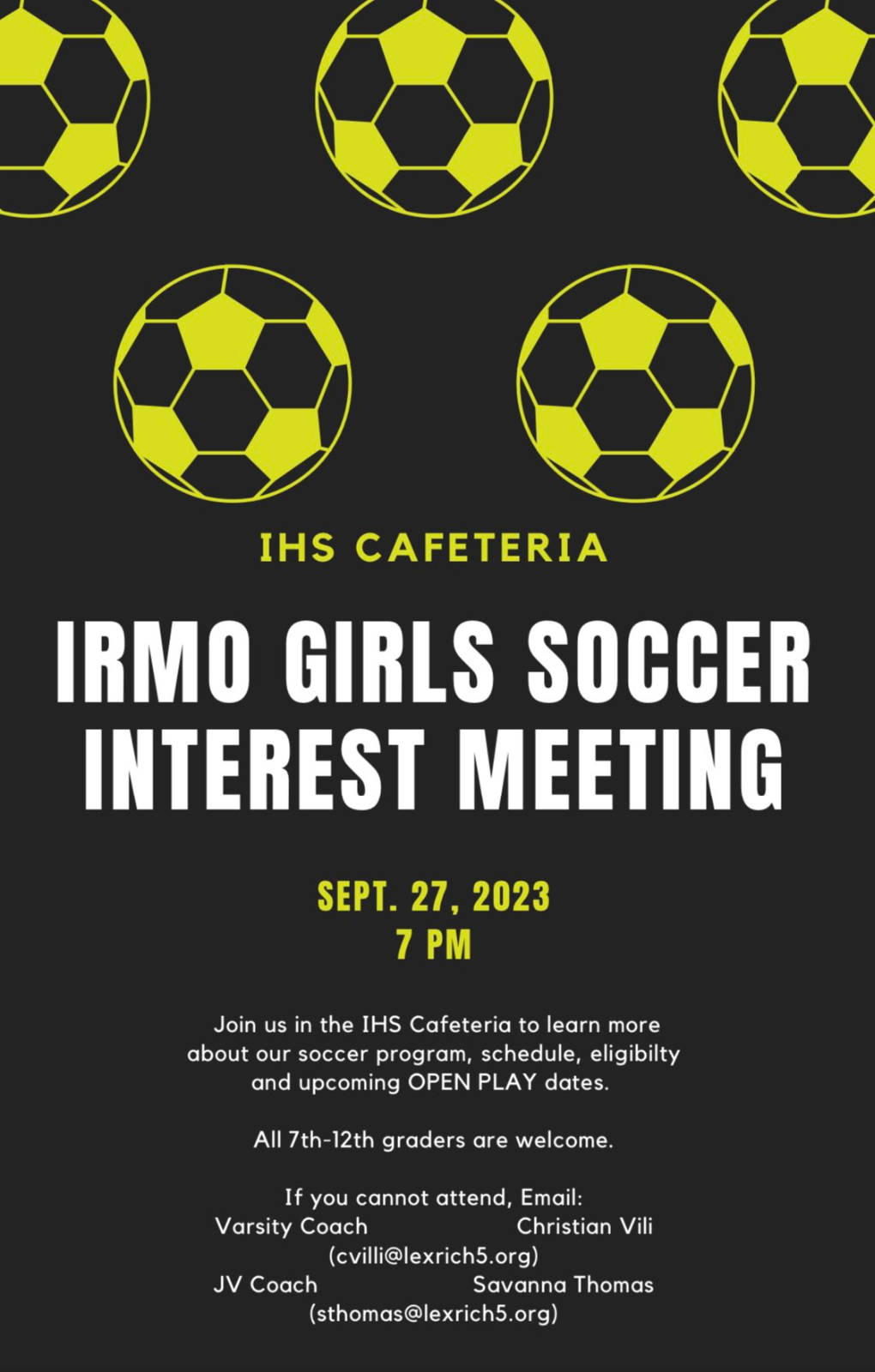 Irmo - Team Home Irmo YellowJackets Sports