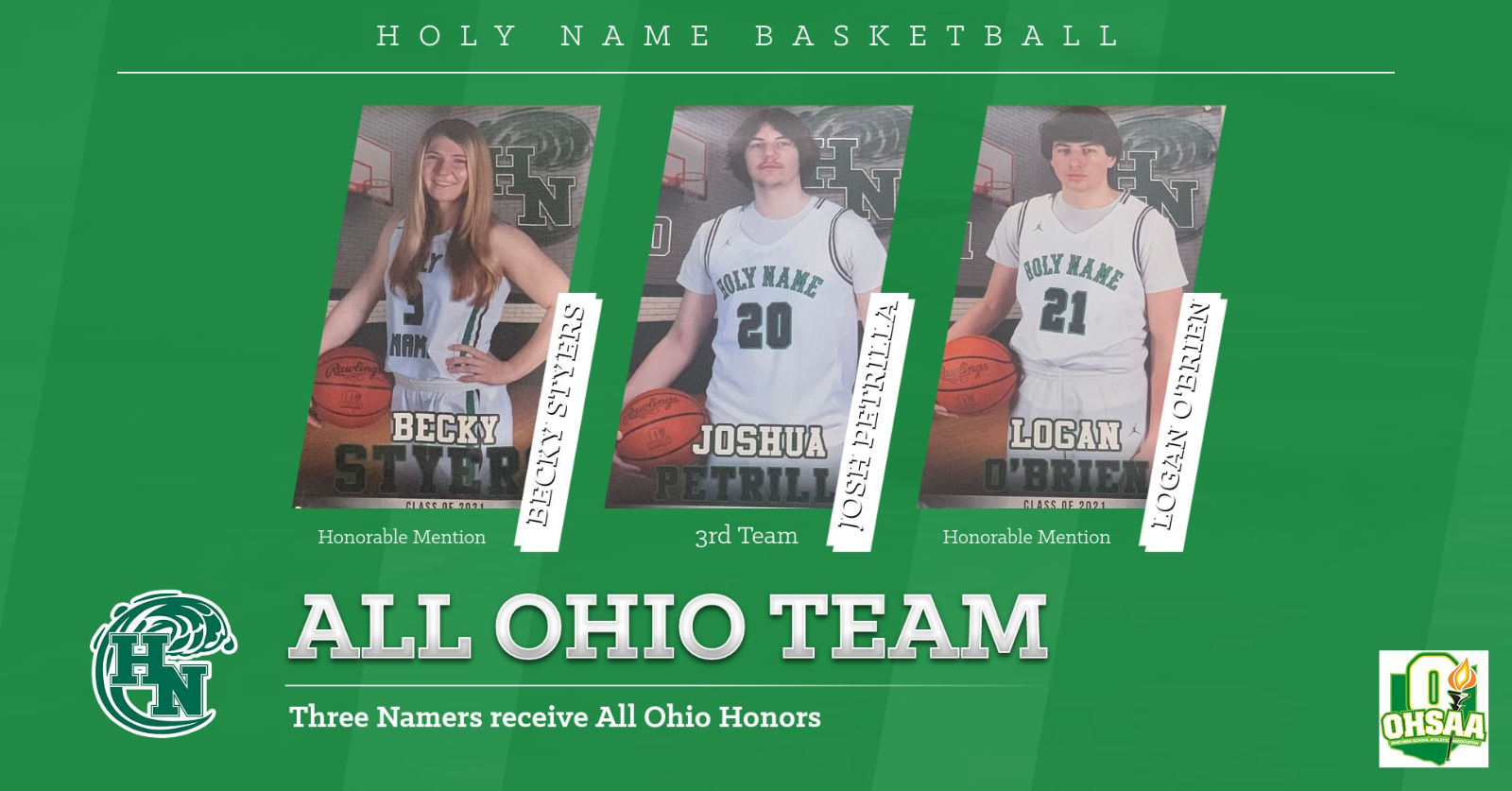 Holy Name - Team Home Holy Name Green Wave Sports
